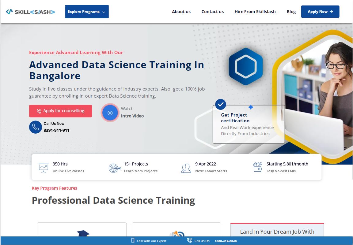 Skillslash Academy – Marathahalli, Bangalore